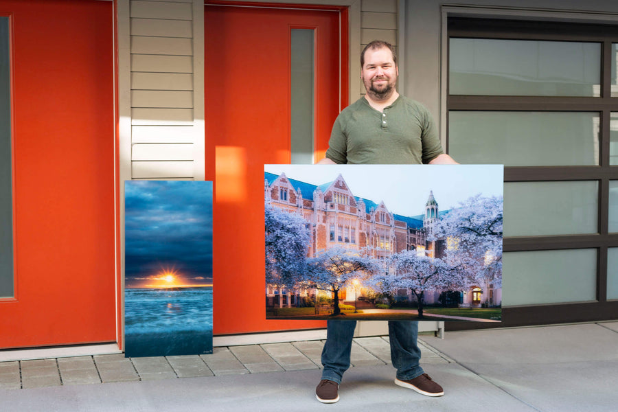 Seattle Art: A NEW BEGINNING | UW Cherry Blossoms - Lars Gesing Fine ...